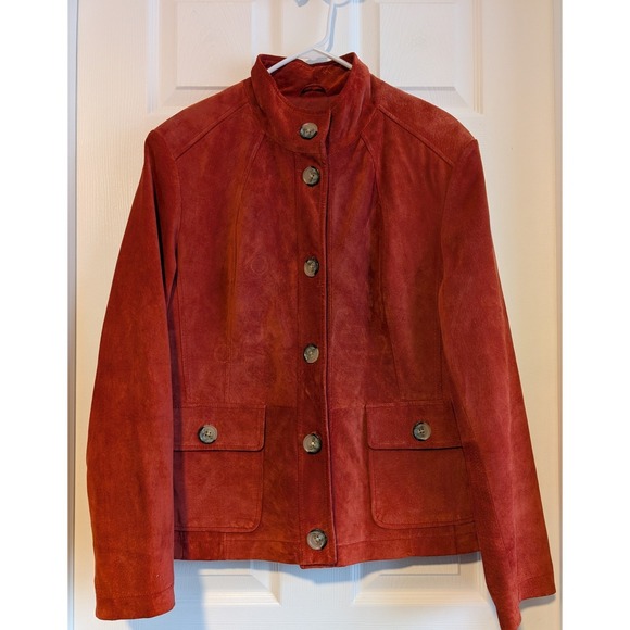 Marshall Fields | Jackets & Coats | Vintage Marshall Fields Suede ...